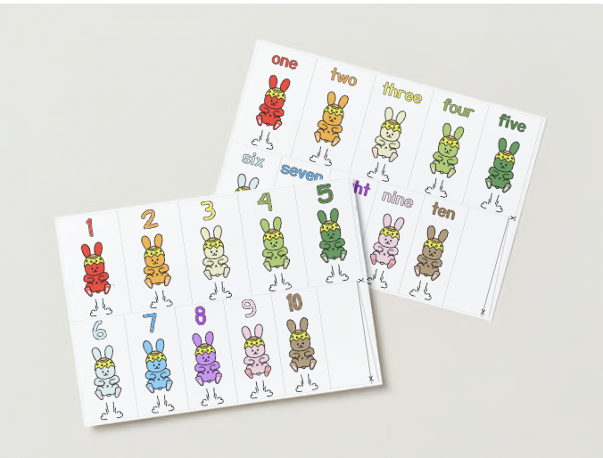 10 little bunnies | smile for kids KAKA