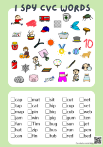 I spy words | smile for kids KAKA